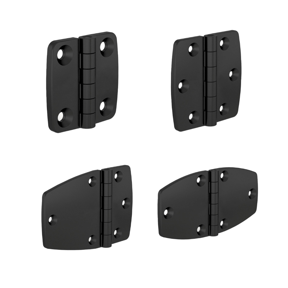 Polymer hinges for heavy duty applications