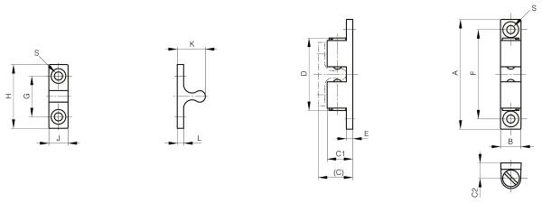 Stainless steel dual ball catches