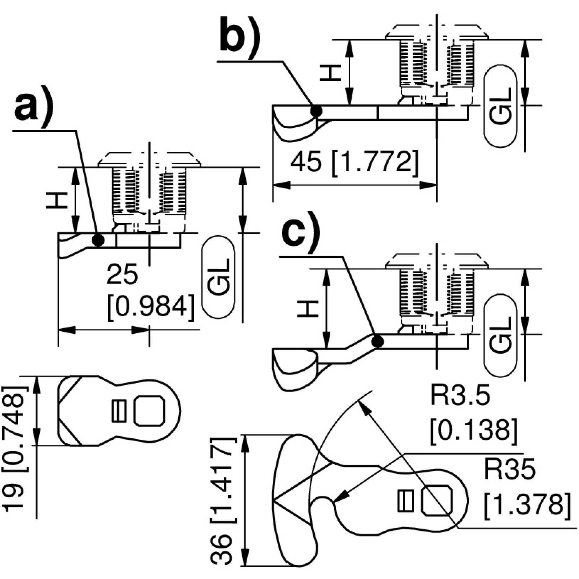 Came avec rampe DIRAK