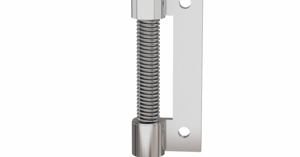 Concealed springloaded pin hinges A