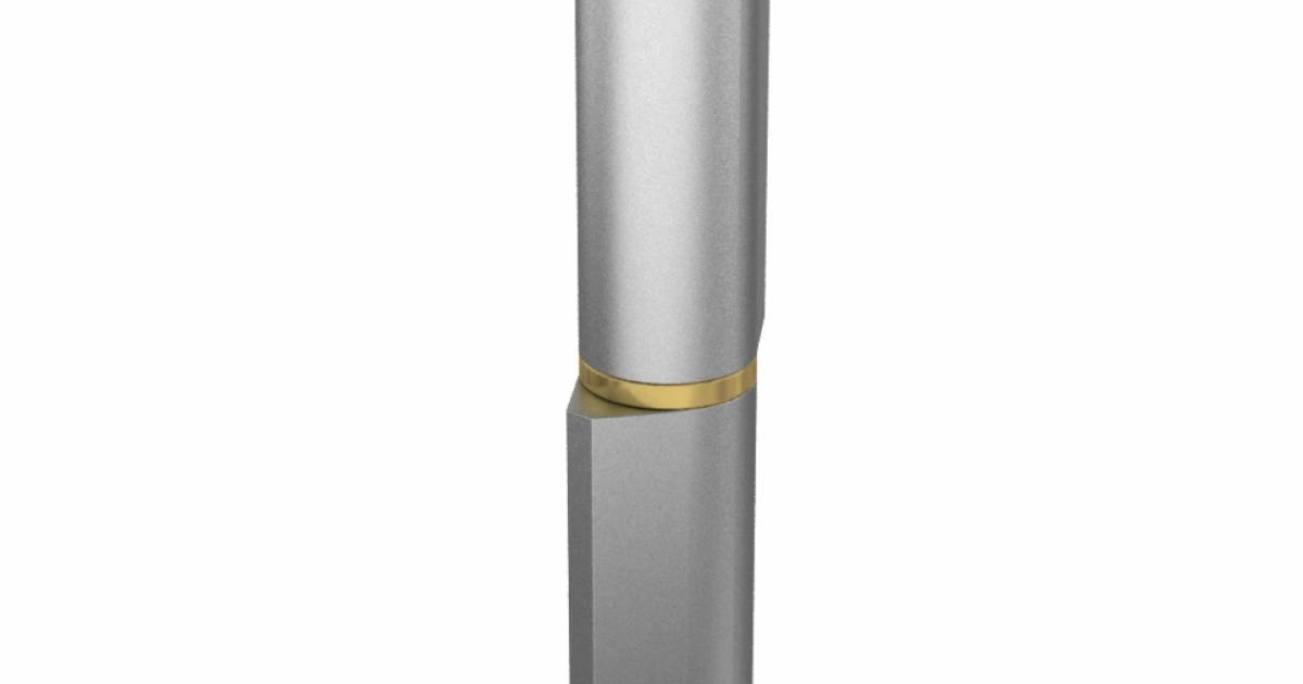 Goznes de acero para soldar cabeza plana - arandela de latón