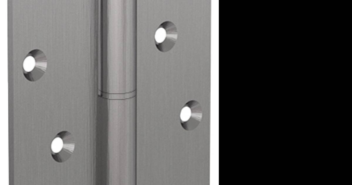 Element copié Lift-off hinges 100 x 82 mm - stainless steel with 8 holes