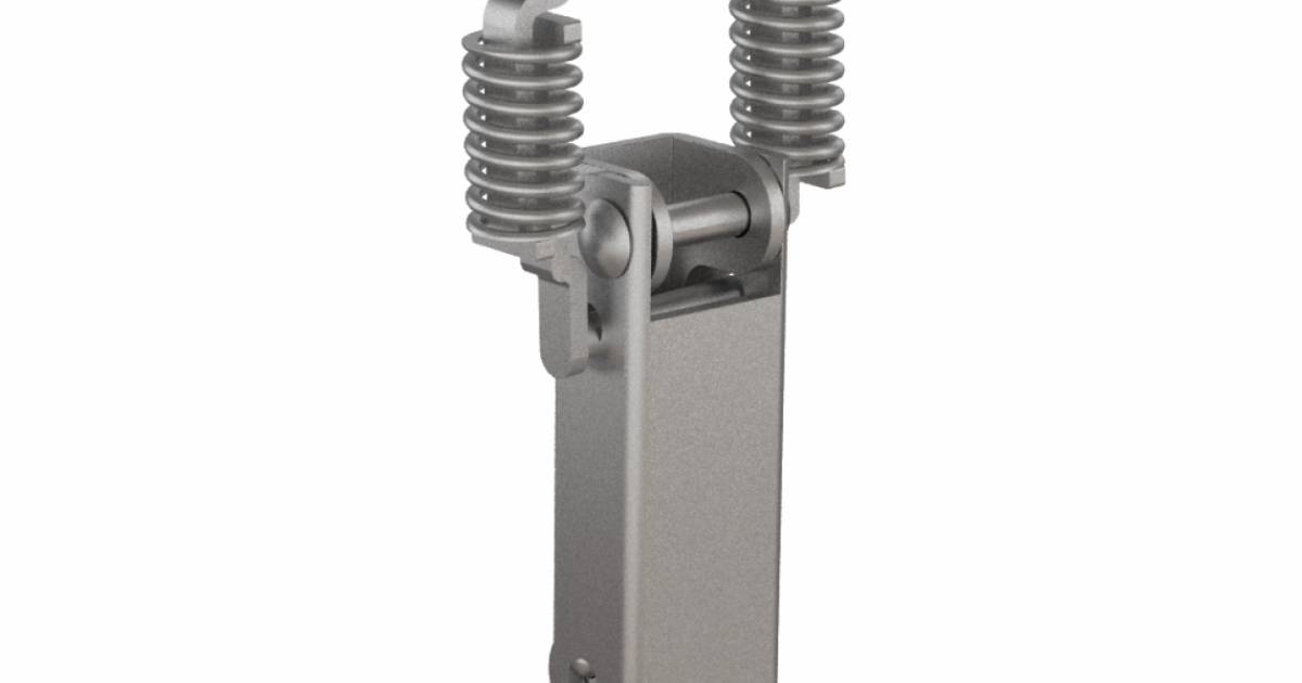 Spring loaded toggle latches without strike - 108 mm