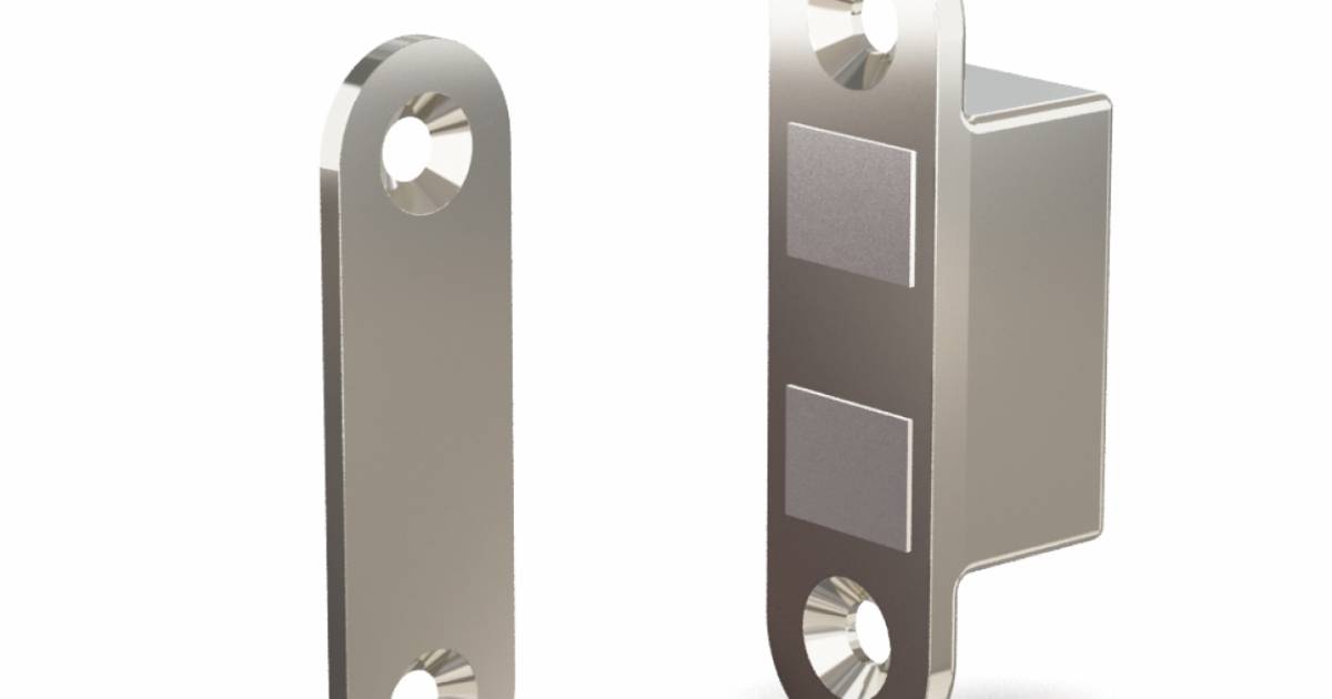 Flush magnetic catches