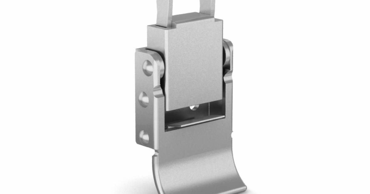 Cierre a tracción con muelle sin gancho - con pulsador