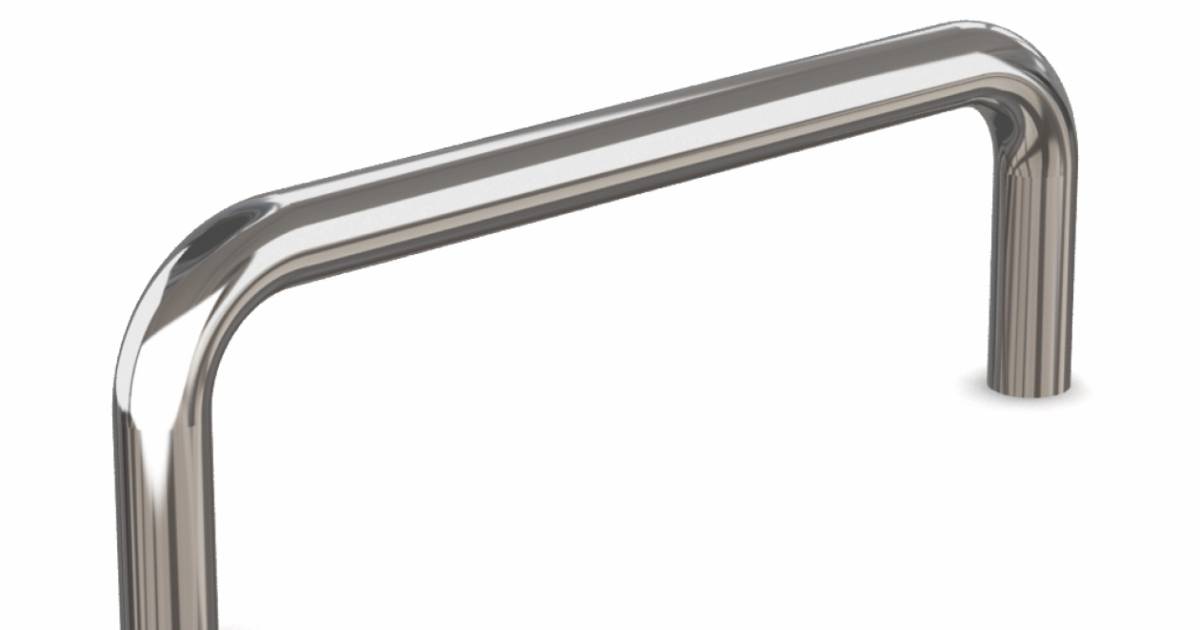 Rear mounted grab handles 102 to 204 mm