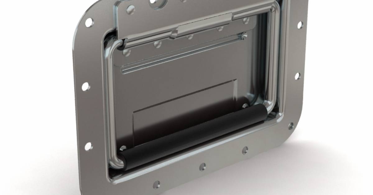 Recessed spring loaded drop handles 177.8 mm - load 68 kg