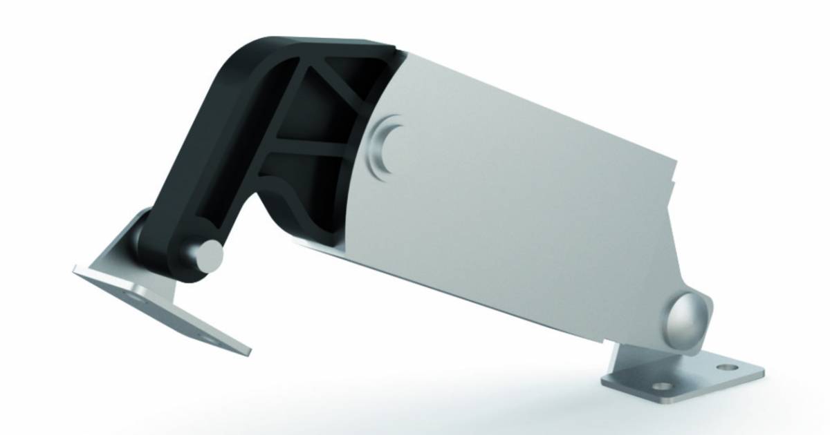 Heavy duty spring loaded stay