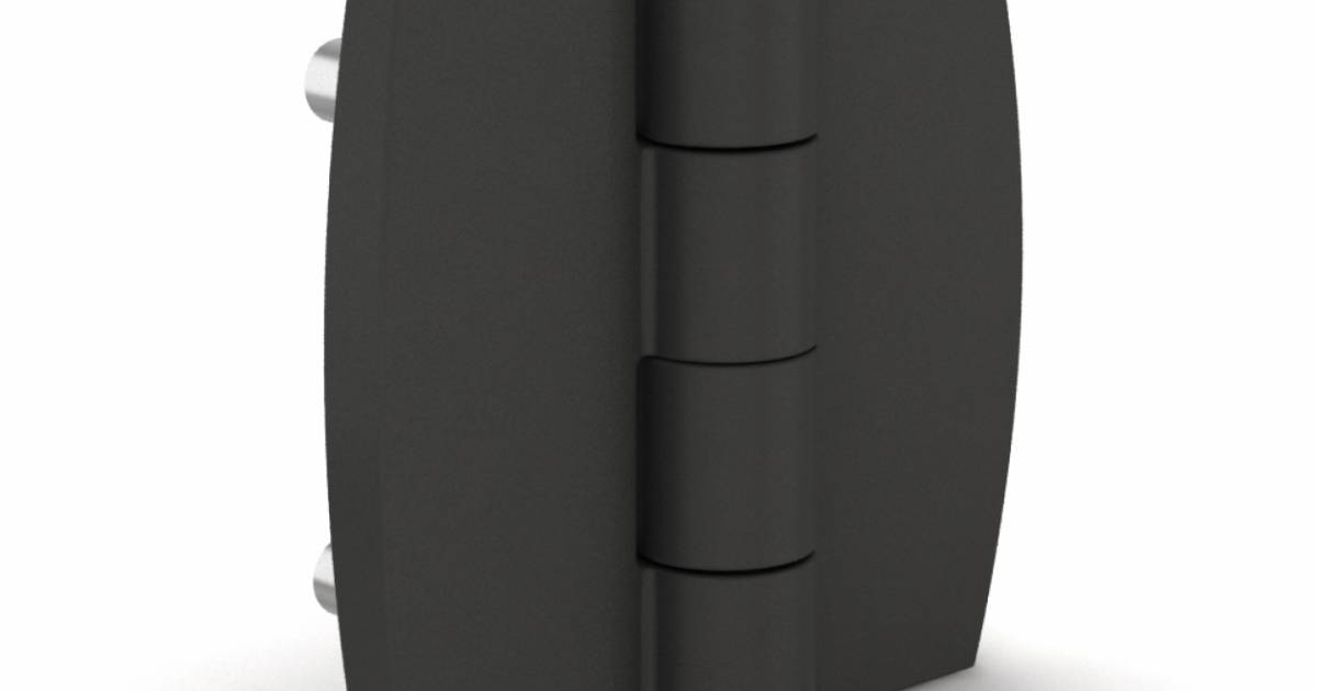 Square design hinges with studs
