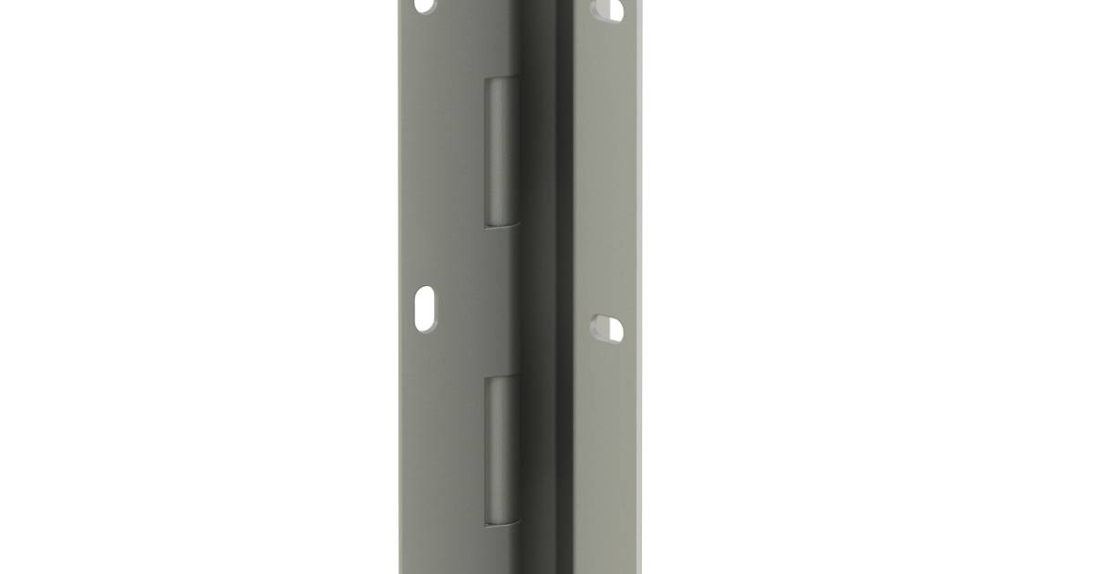 Continuous gooseneck concealed hinges - 120° opening