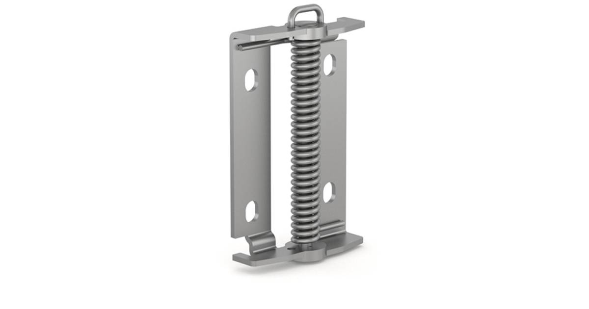 Spring bracket hinge