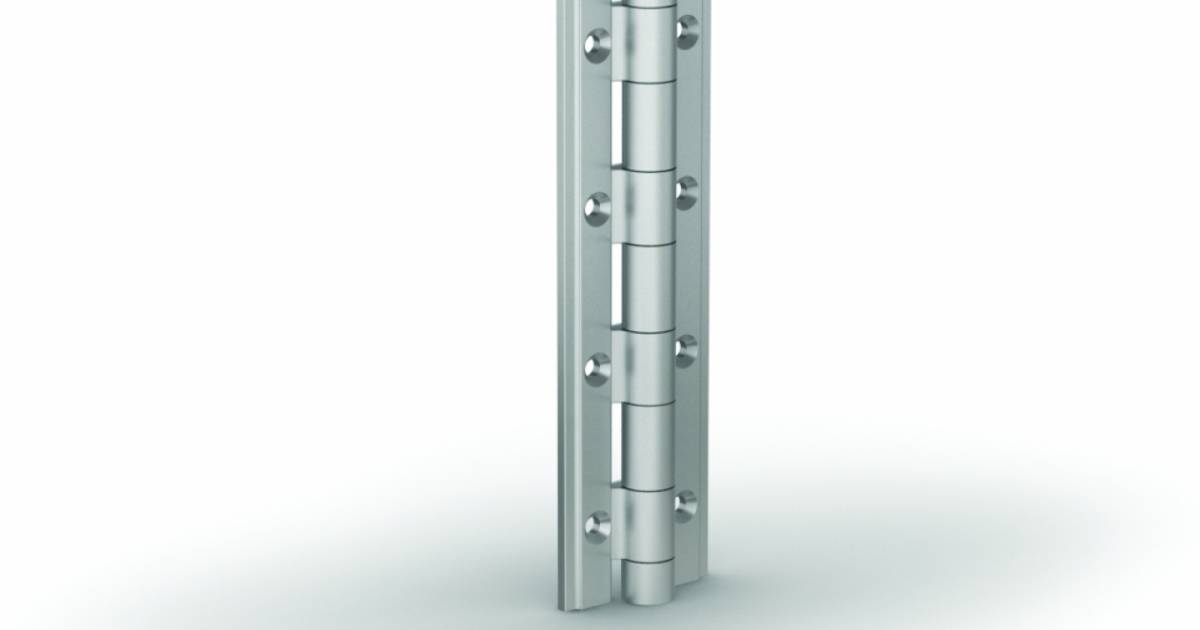 Aluminium profile hinges 120 x 35 mm