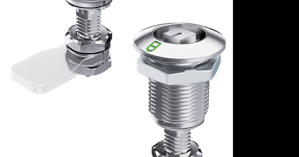 Verrou à compression Pr20,1 L32 avec cote H ajustable inox