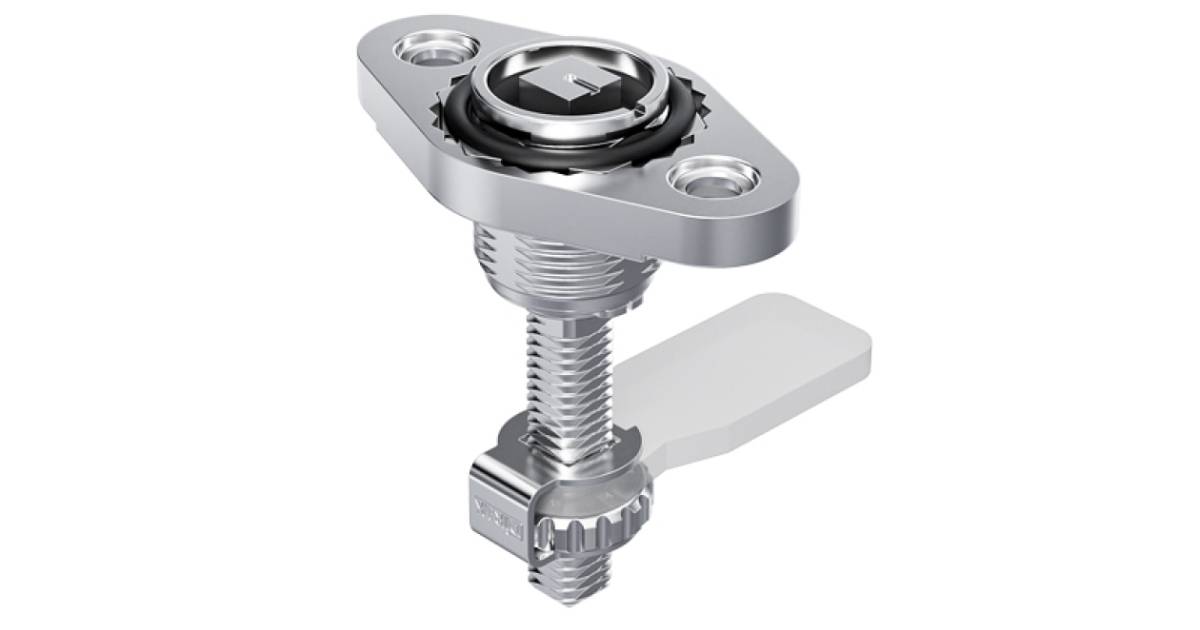 Verrou à compression encastré L28/L37 inox