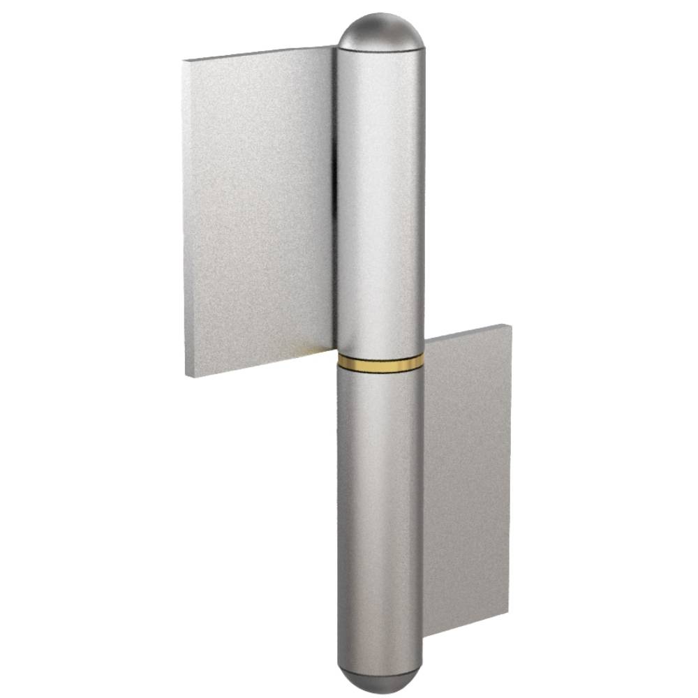 Flag hinge with washer - flat knuckle