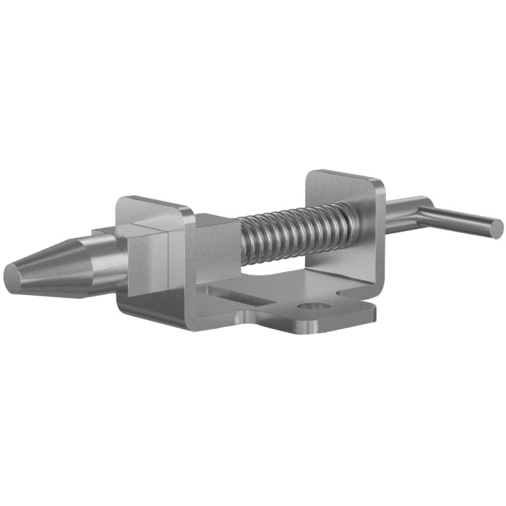 Springloaded bolt with locking system A