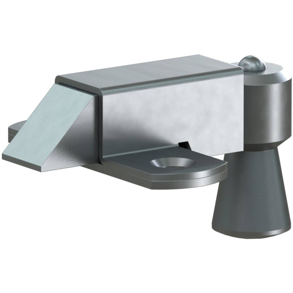 Concealed springloaded latches - bolt nose-down"