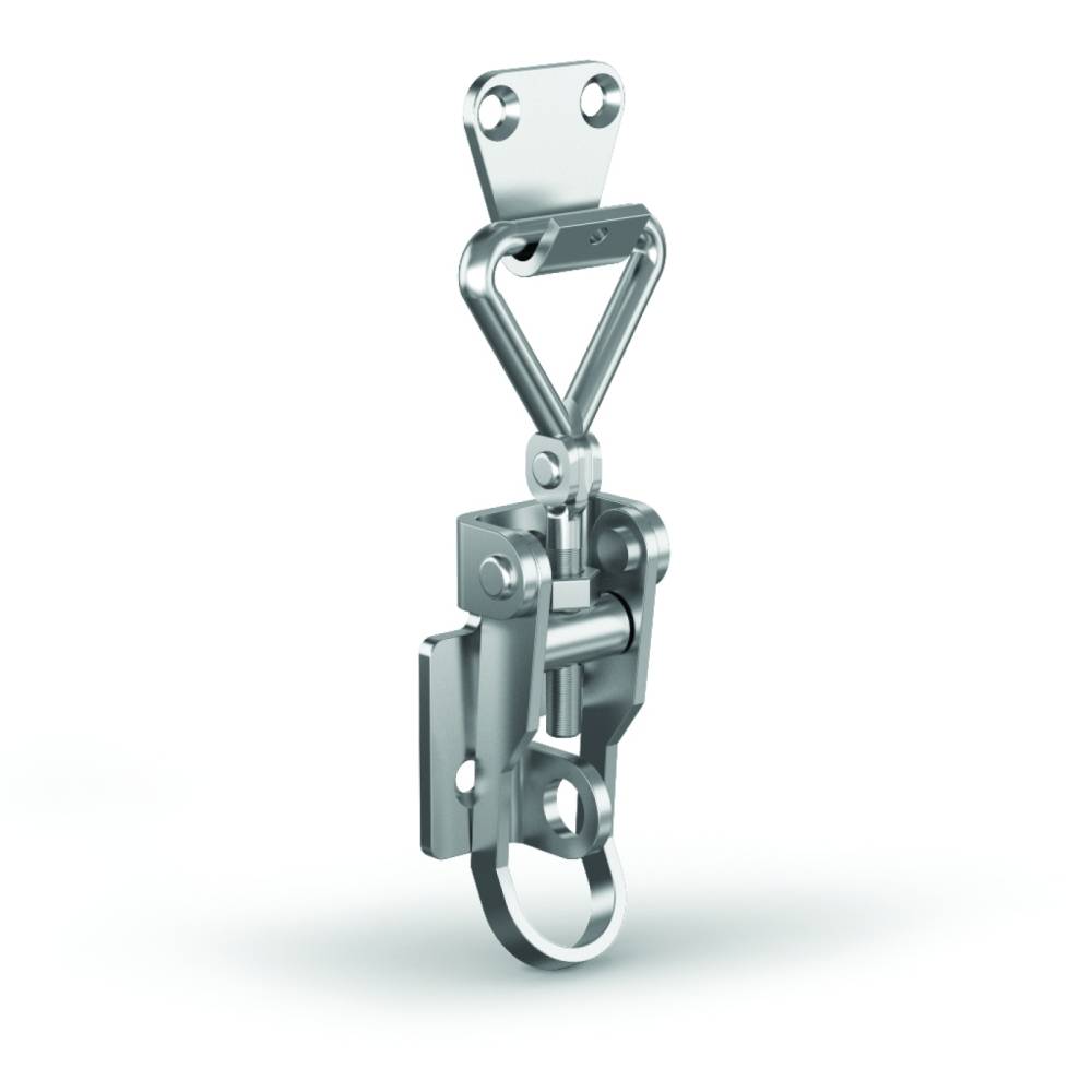 Adjustable toggle latches with strike - padlockable - 82 mm to 118 mm