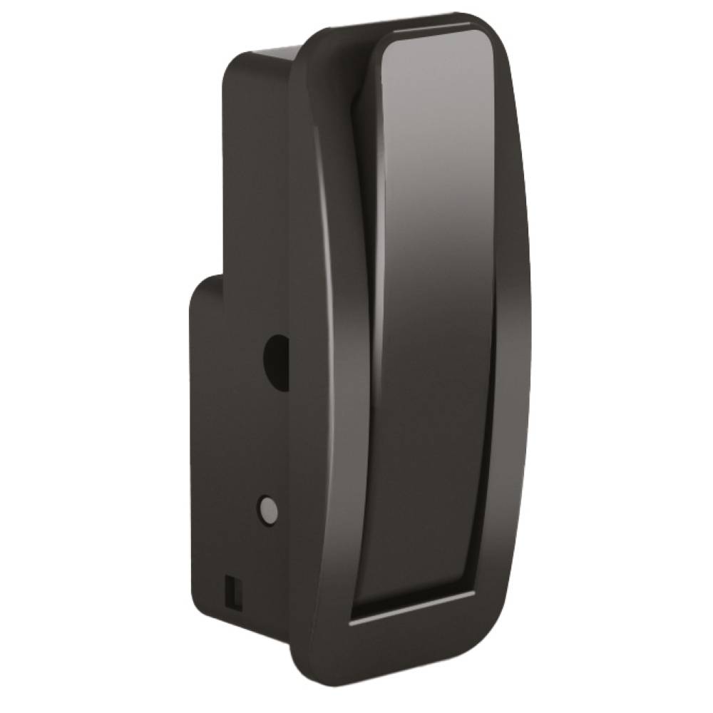 Soft closing recessed hook