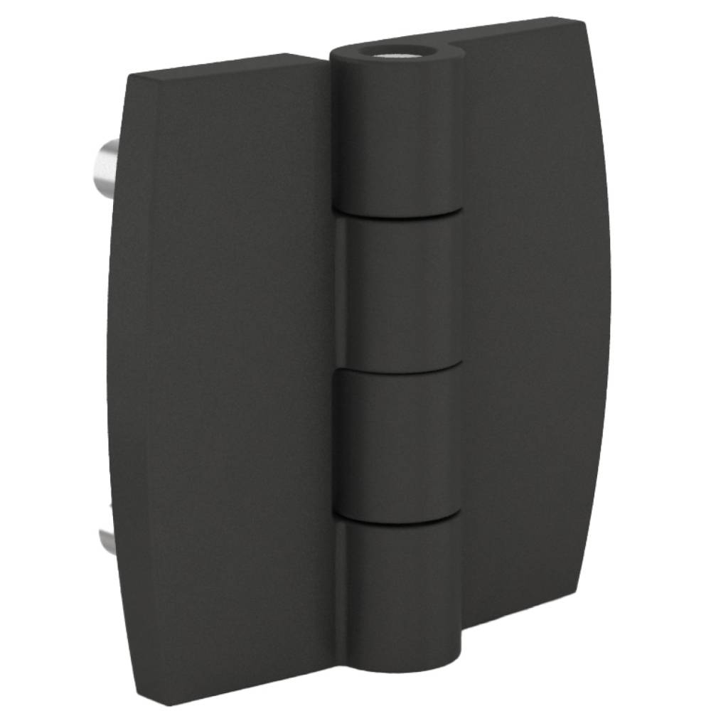 Square design hinges with studs