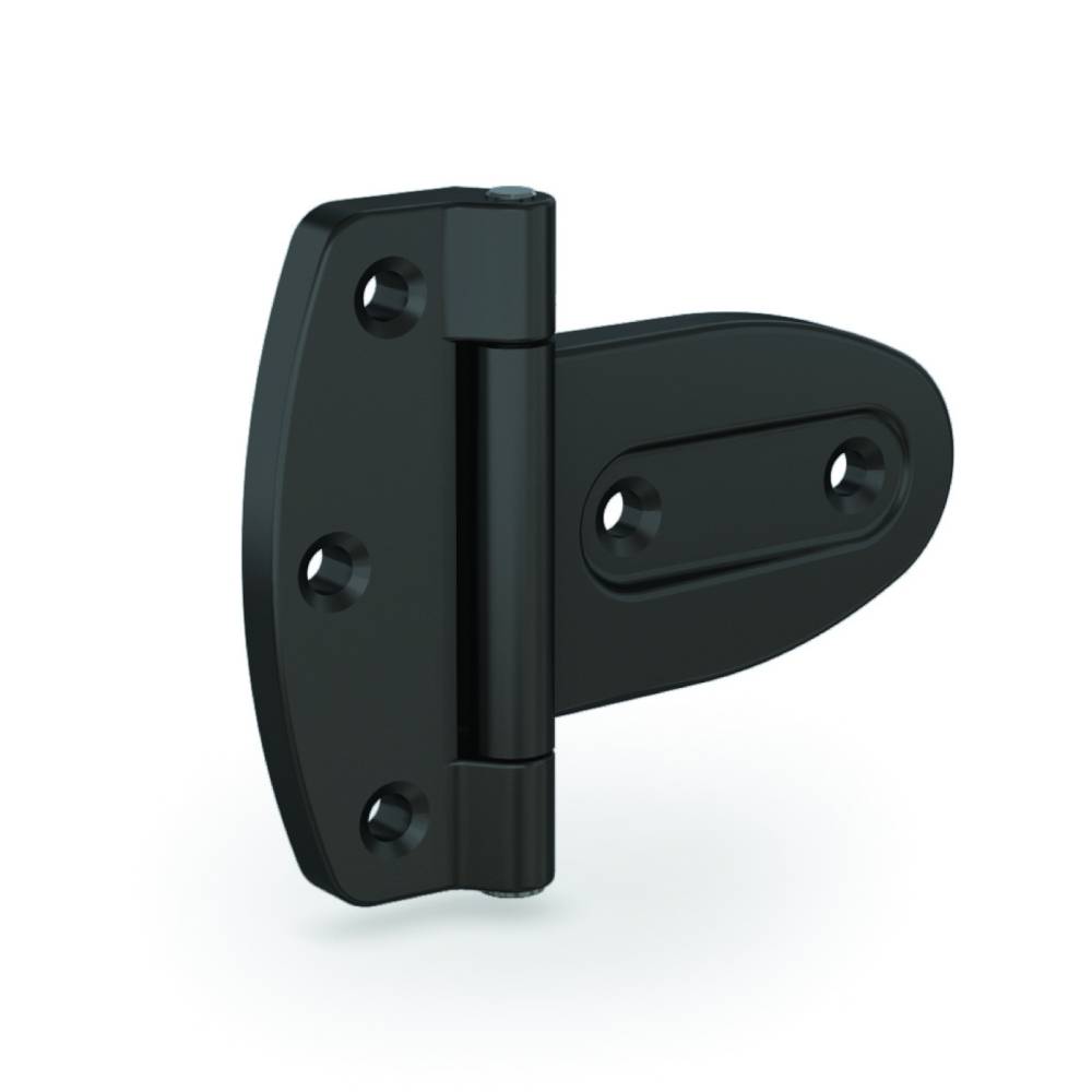 Heavy duty plastic hinge - 180° opening