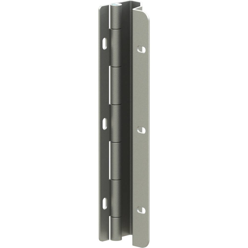 Continuous gooseneck concealed hinges - 90° opening