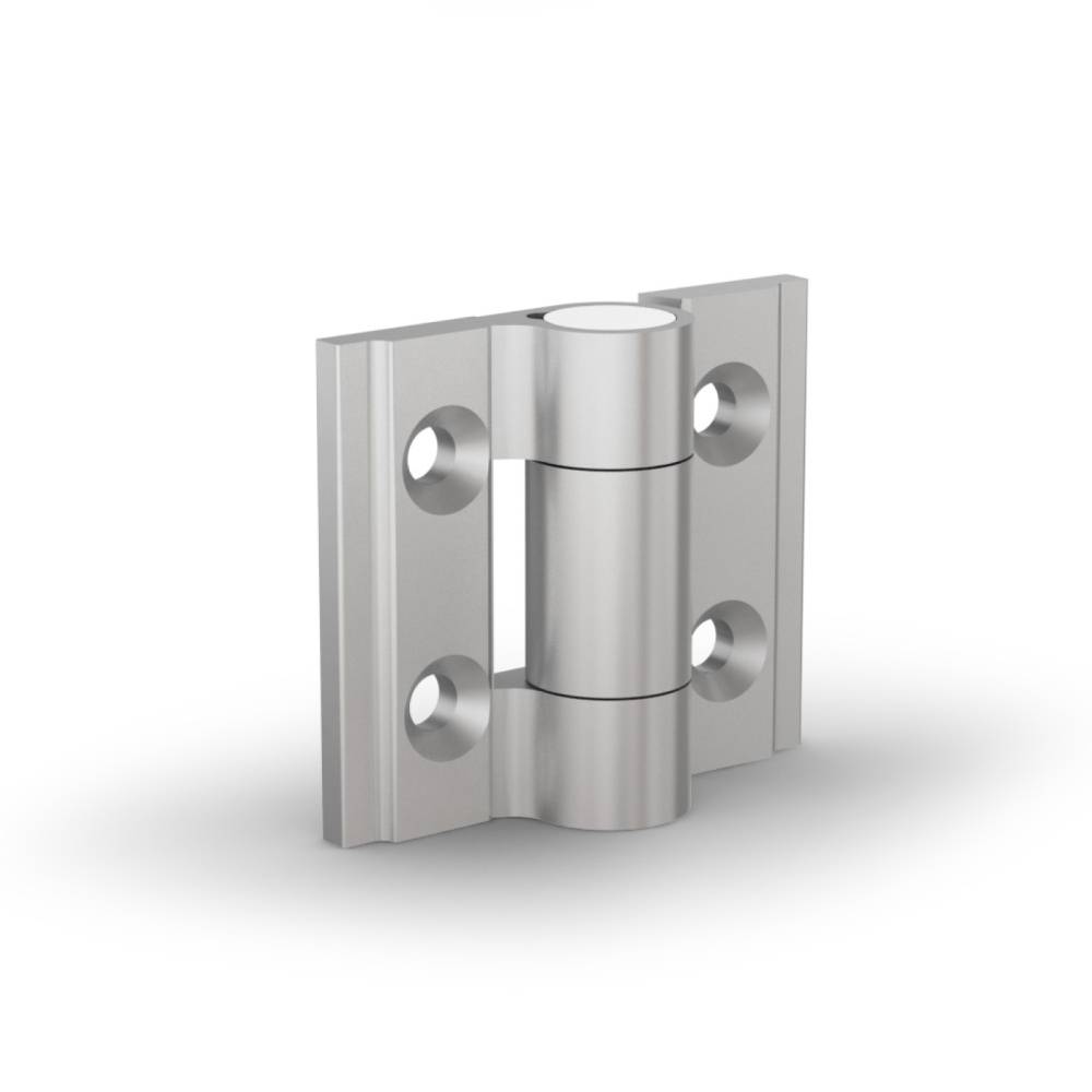 Spring hinges - aluminium profile 0.20 N.m - diameter 8