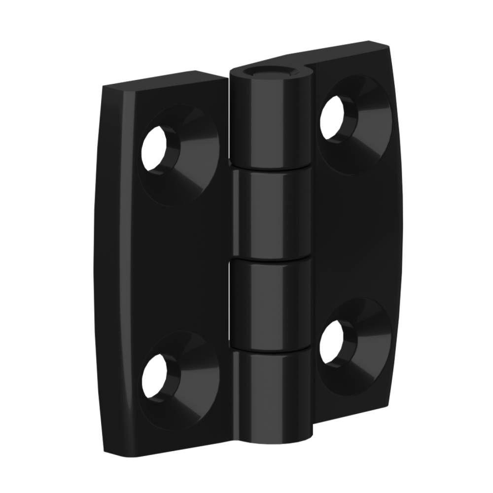 Square design zinc die-cast hinge